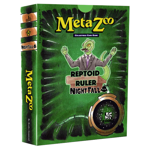 Metazoo Nightfall Cosmic Reptoid Ruler - Theme Deck – Chase Collectables